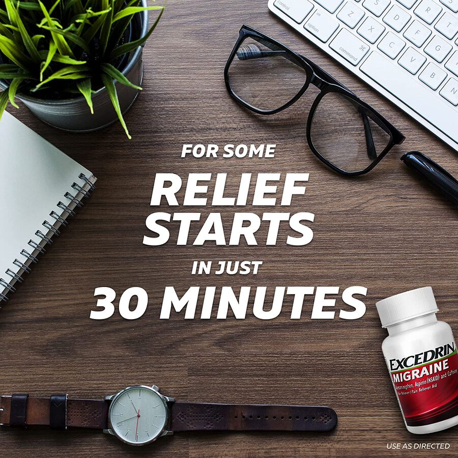 Hsa Eligible Excedrin Migraine Extra Strength Caplets 200 Ct